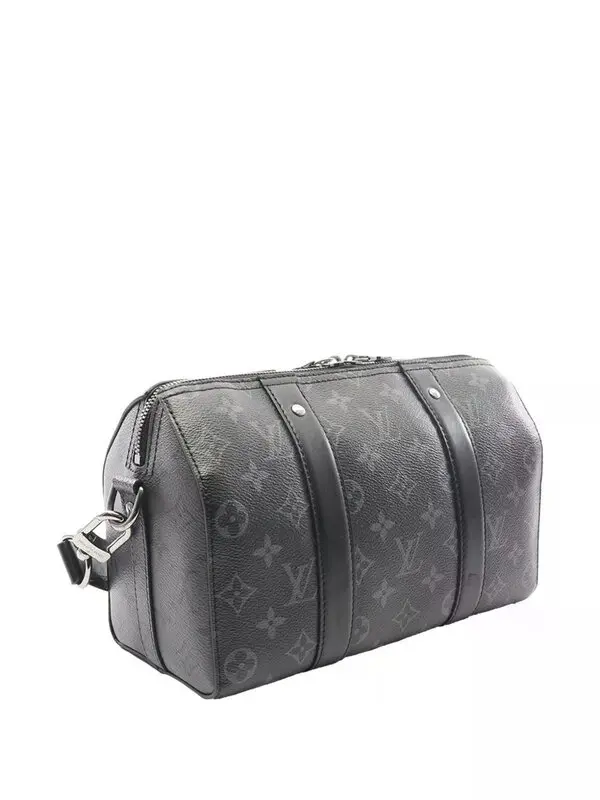 LOUIS VUITTON Monogram Eclipse City Keepall Crossbody Bag