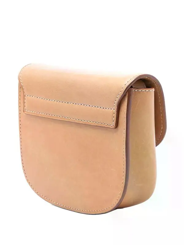 Saint Laurent Kaia Leather Crossbody Bag - Brown