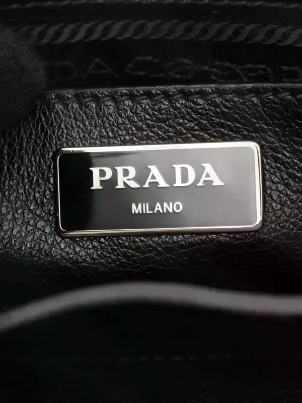 Prada 2013-2026 Glace Calf Flap Shoulder Bag