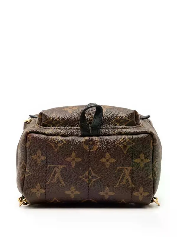 LOUIS VUITTON Monogram Mini Palm Springs Backpack - Brown