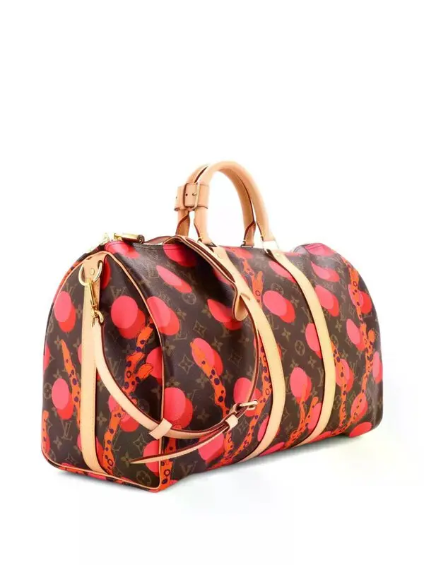 LOUIS VUITTON Keepall Bandouliere Monogram Ramages 45 Travel Bag - Brown