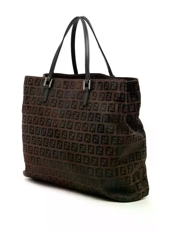 Fendi Zucchino Canvas Tote Bag