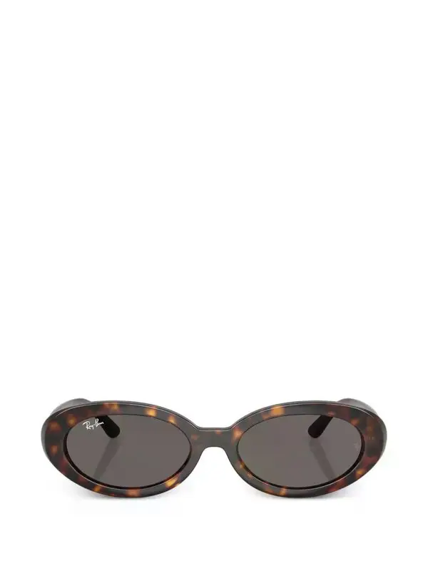 Ray-ban Oval-frame Sunglasses - Brown