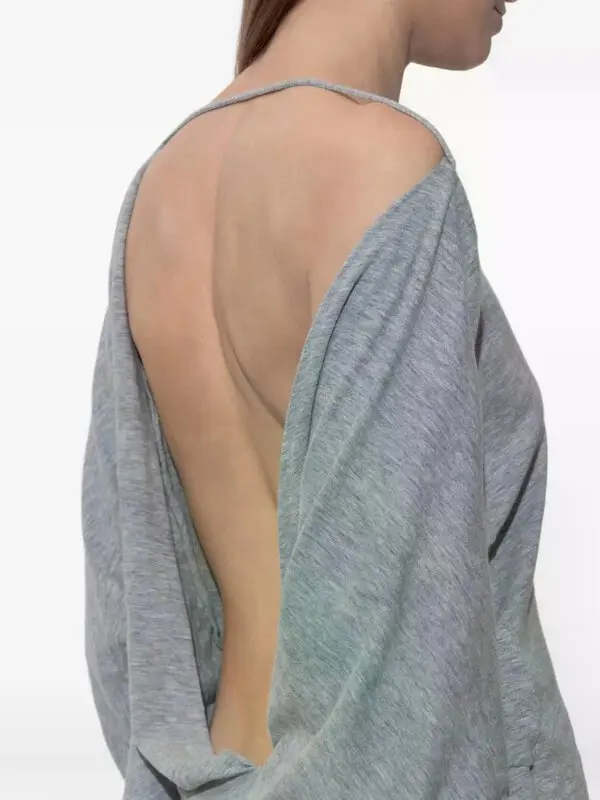 Dsquared2 Open Back Long Sleeve Dress