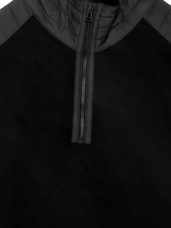 Belstaff Logo-patched Half-zip Jumper