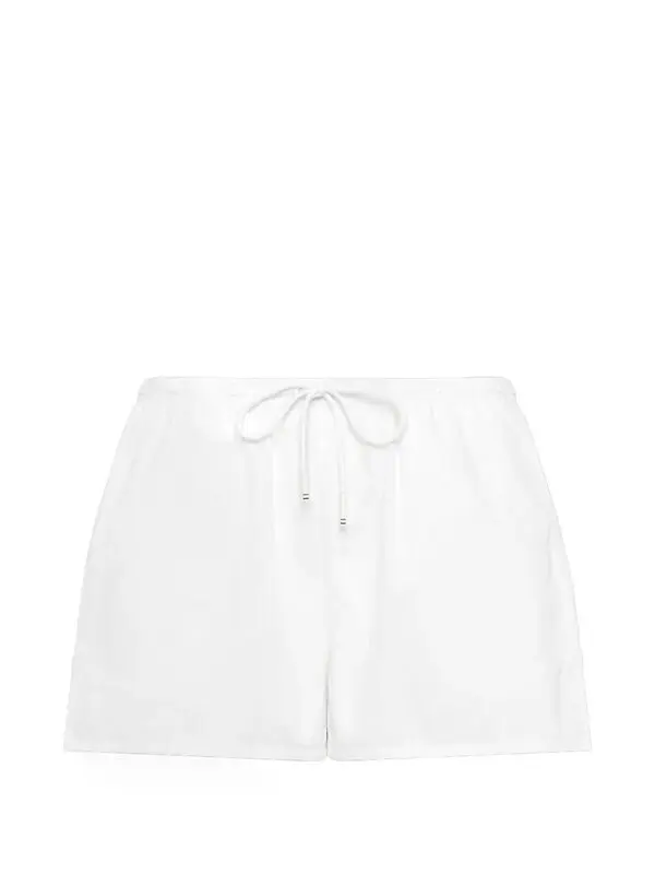 Thom Browne Drawstring Stripe Shorts - White