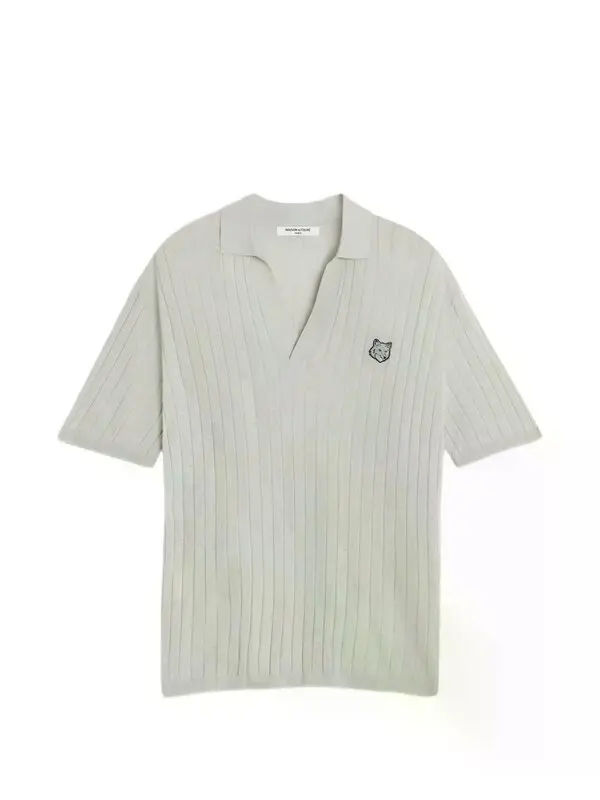 Maison Kitsuné Fox Head Ribbed T-shirt