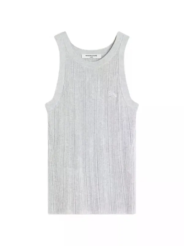Maison Kitsuné Baby Fox Ribbed Tank Top