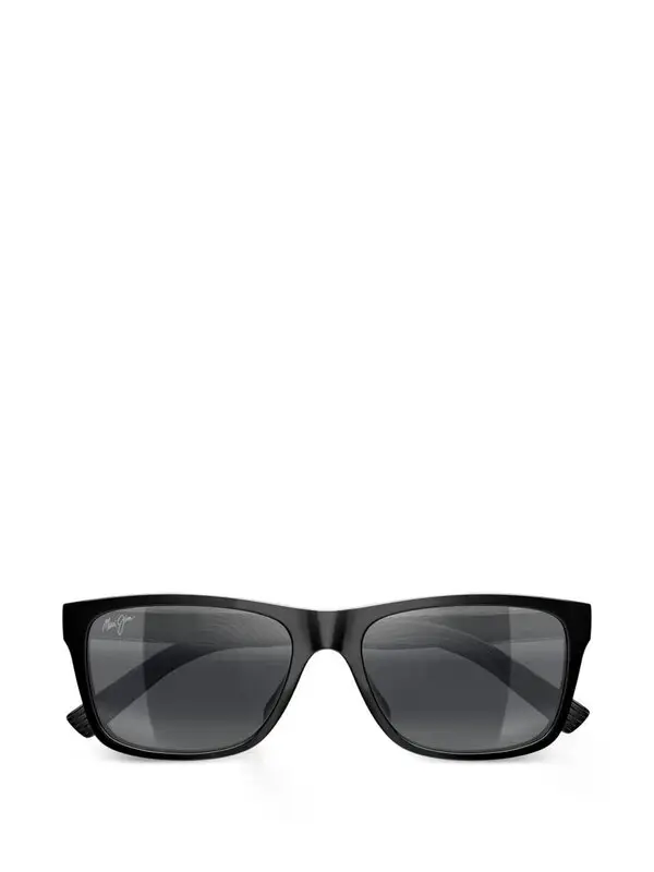 Maui Jim Kowelo Square Frame Sunglasses - Black