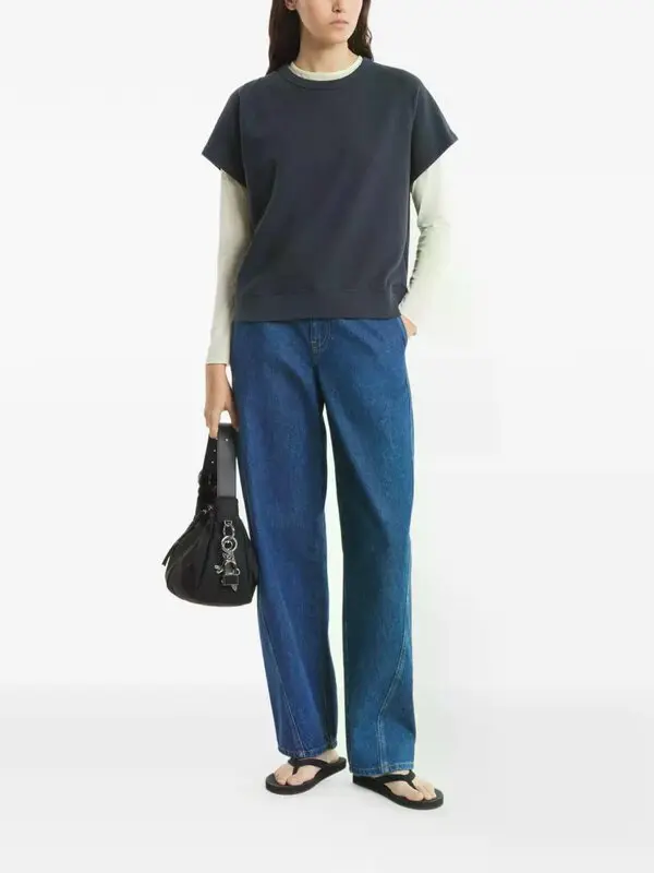 Maison Kitsuné Tapered Seam Detail Jeans