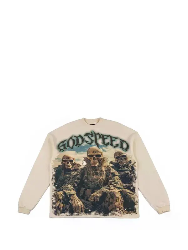GODSPEED Squadron Thermal Sweatshirt - Neutrals