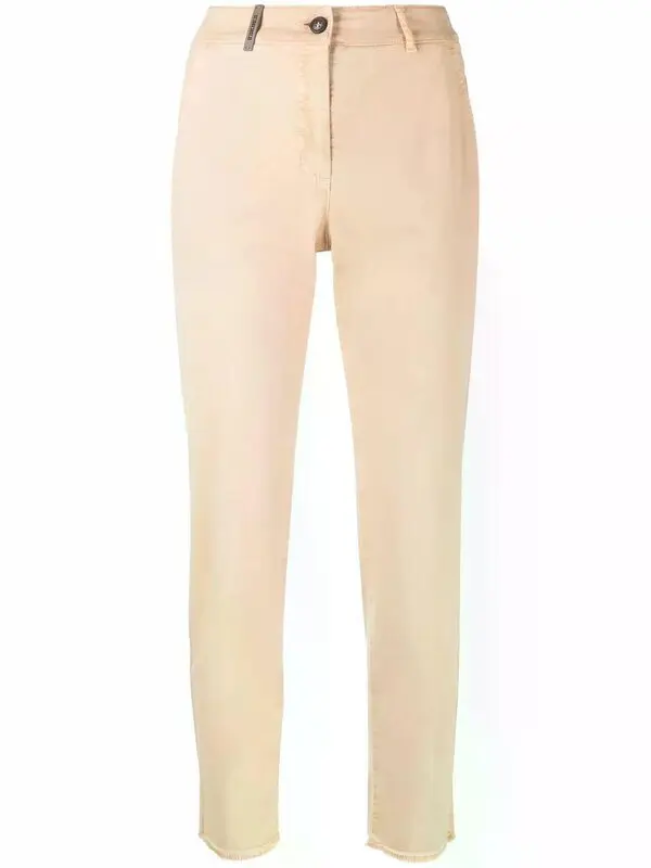 Peserico Cropped Straight-leg Trousers