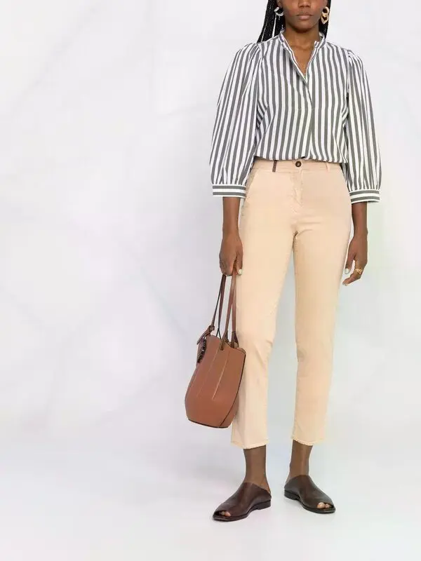 Peserico Cropped Straight-leg Trousers