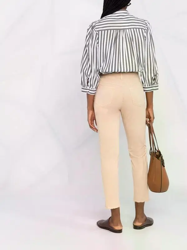 Peserico Cropped Straight-leg Trousers