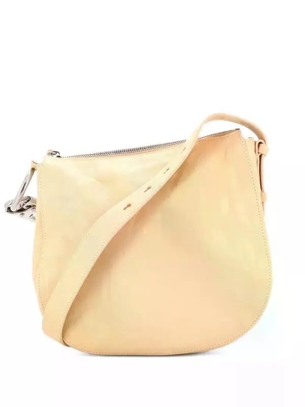 Burberry Knight Leather Shoulder Bag - Neutrals