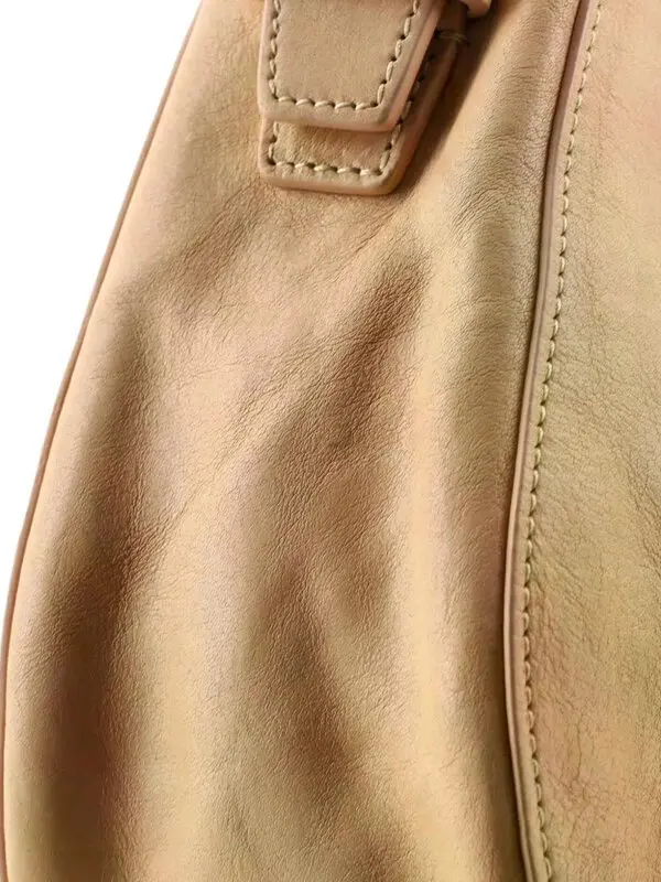 Burberry Knight Leather Shoulder Bag - Neutrals