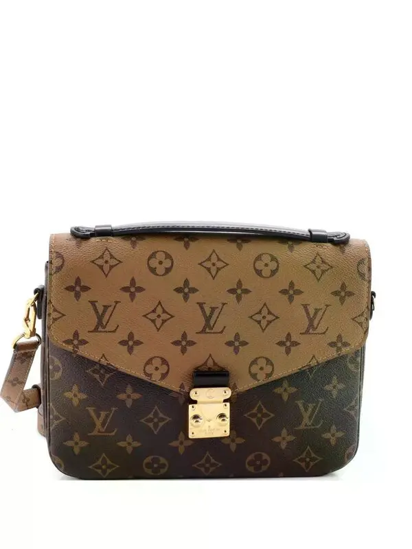 LOUIS VUITTON Pochette Métis Reverse Monogram Canvas Crossbody Bag - Brown