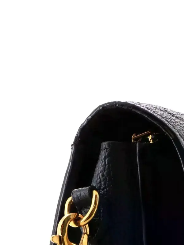 LOUIS VUITTON Vavin Chain Wallet Nm Monogram Empreinte Leather Crossbody Bag - Black