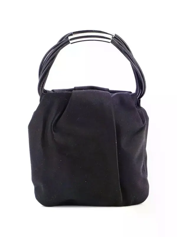 Saint Laurent Pochon Mini Satchel Bag - Black