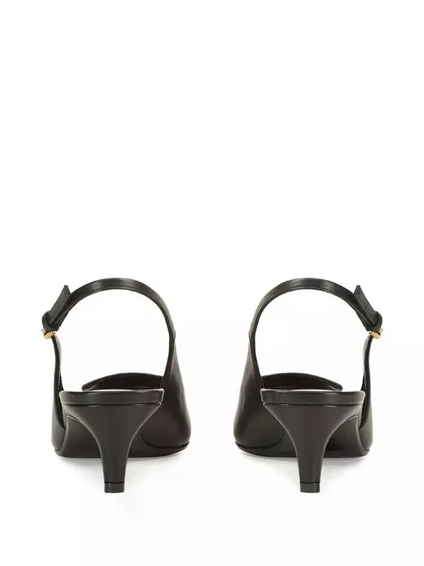 SERGIO ROSSI Evolv Leather Slingback Pumps