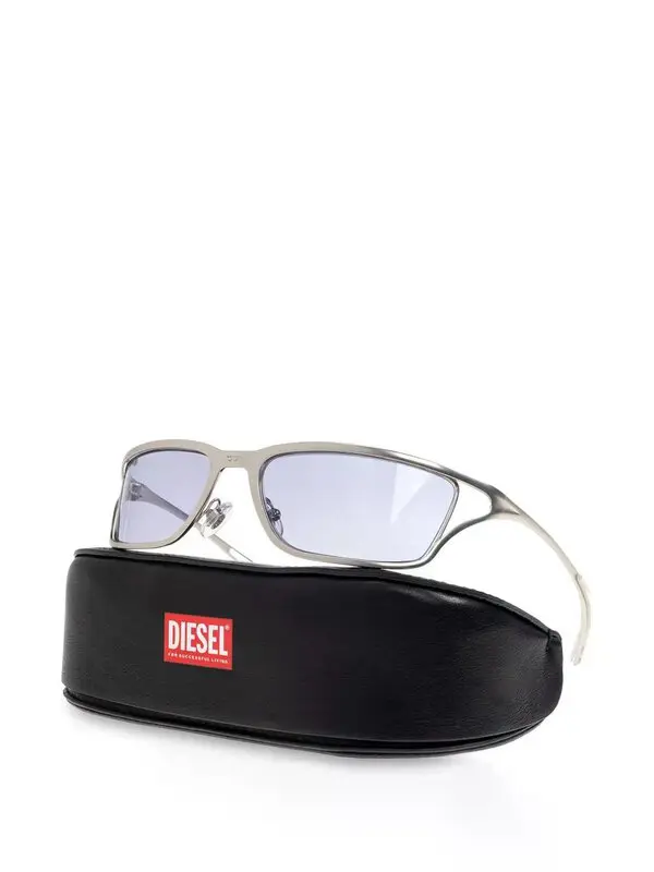 DIESEL® Rectangle Frame Sunglasses