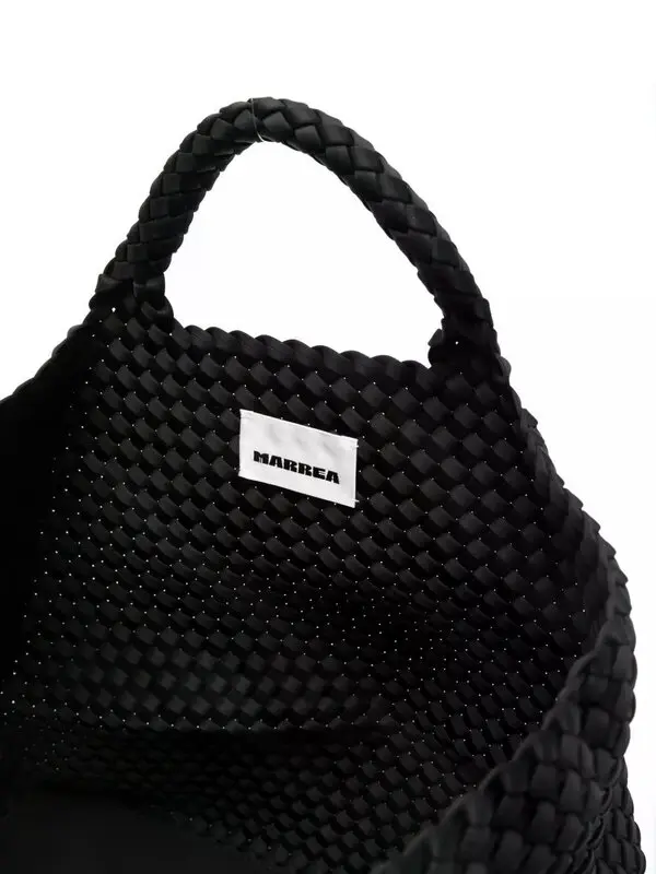 MARREA Woven Handle Tote Bag