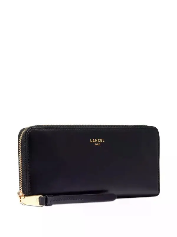 LANCEL Zip-around Leather Wallet