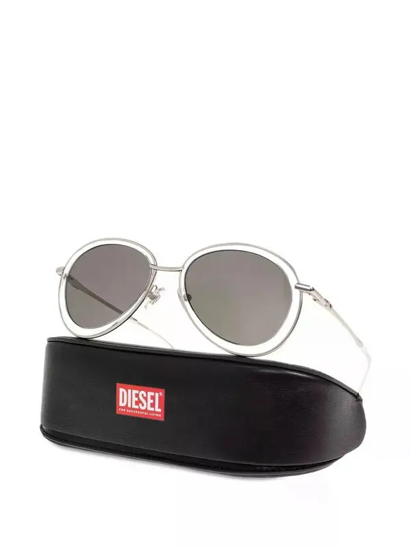 DIESEL® Oval Frame Sunglasses