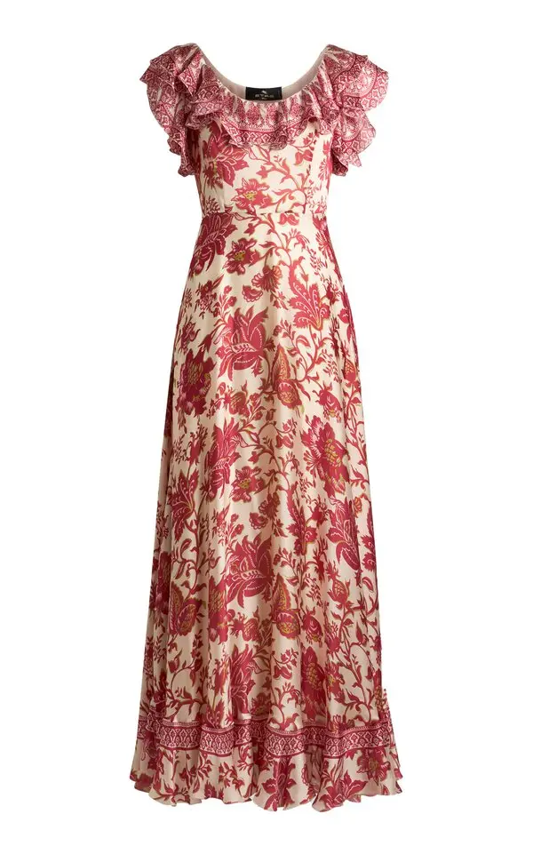 Etro Silk Maxi Dress - Print
