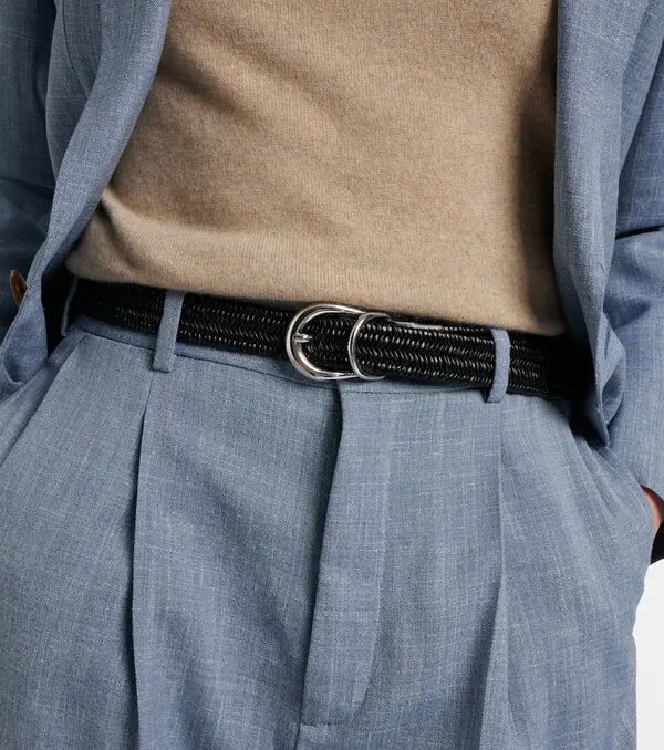 DEHANCHE Loom Braided Leather Belt