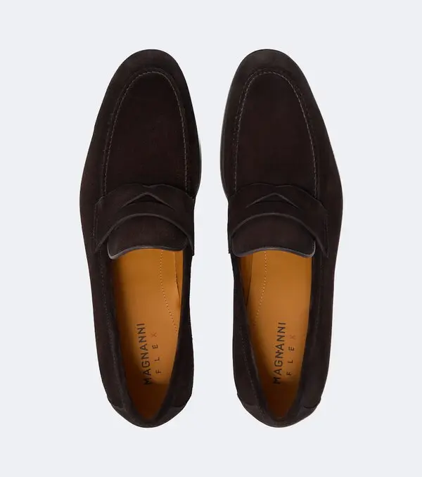 Magnanni Diezma Ii Suede Penny Loafers