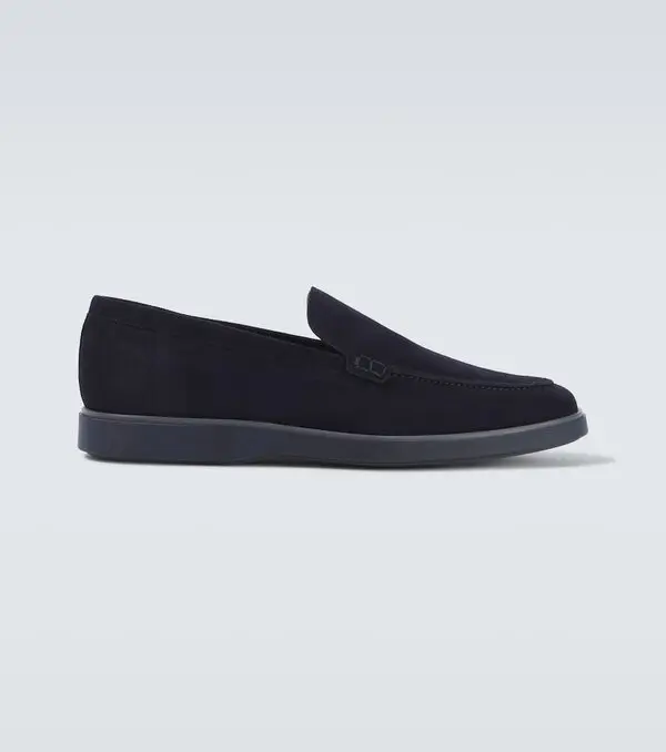 Magnanni Coroa Suede Loafers Azul - Blue