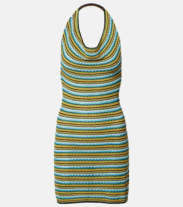 Staud Greta Striped Mini Dress - Multicoloured
