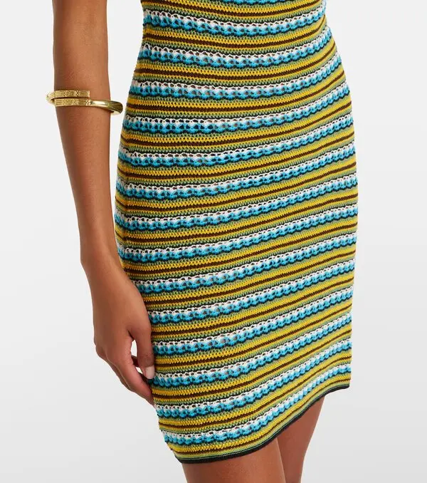 Staud Greta Striped Mini Dress - Multicoloured