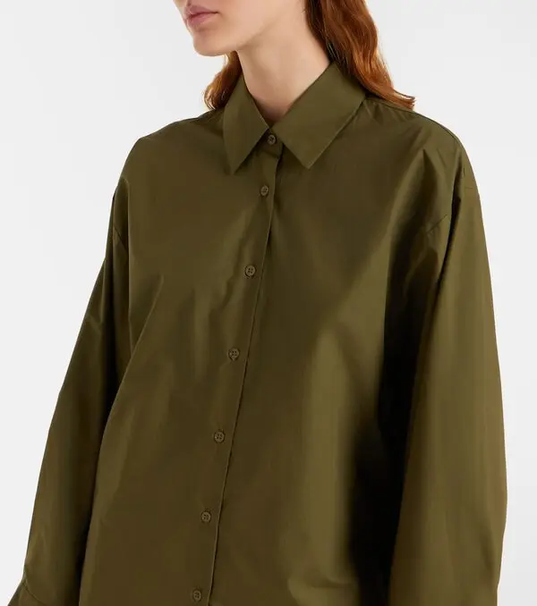 THE FRANKIE SHOP Tila Oversized Cotton Shirt