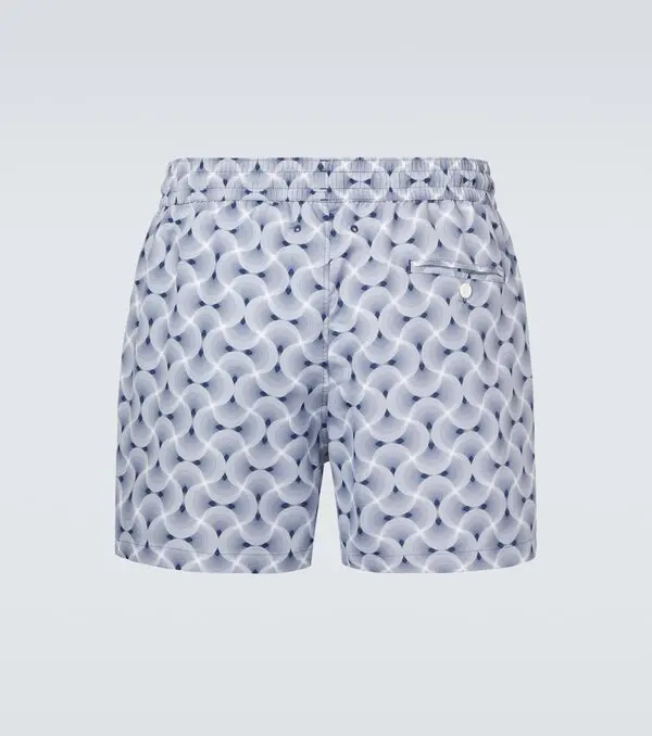 Frescobol Carioca Rio Printed Swim Trunks