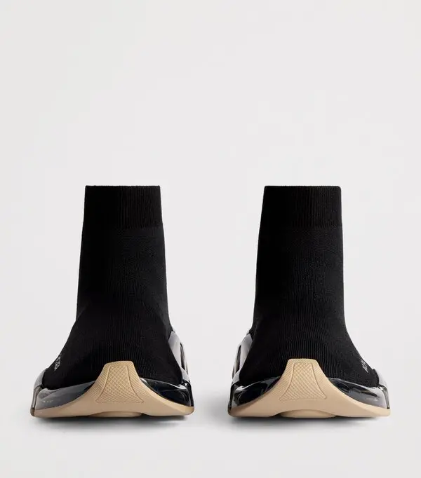 Balenciaga Speed 2.0 Knit Sock Sneakers - Black