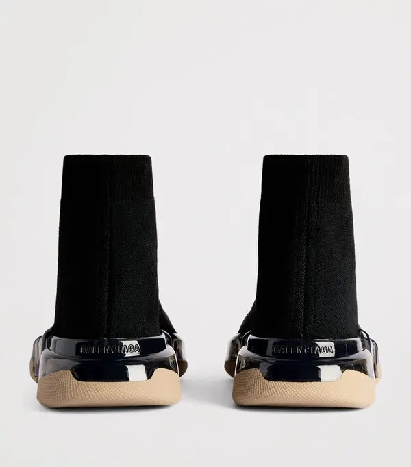 Balenciaga Speed 2.0 Knit Sock Sneakers - Black