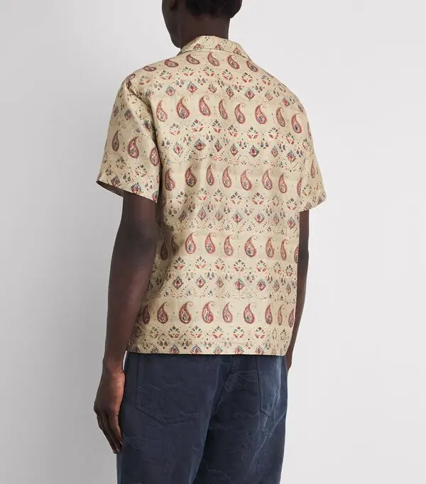 KARTIK RESEARCH Silk Printed Short-sleeve Shirt