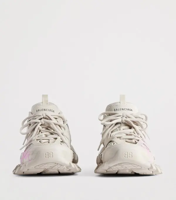 Balenciaga Track Signature Sneakers - Pink