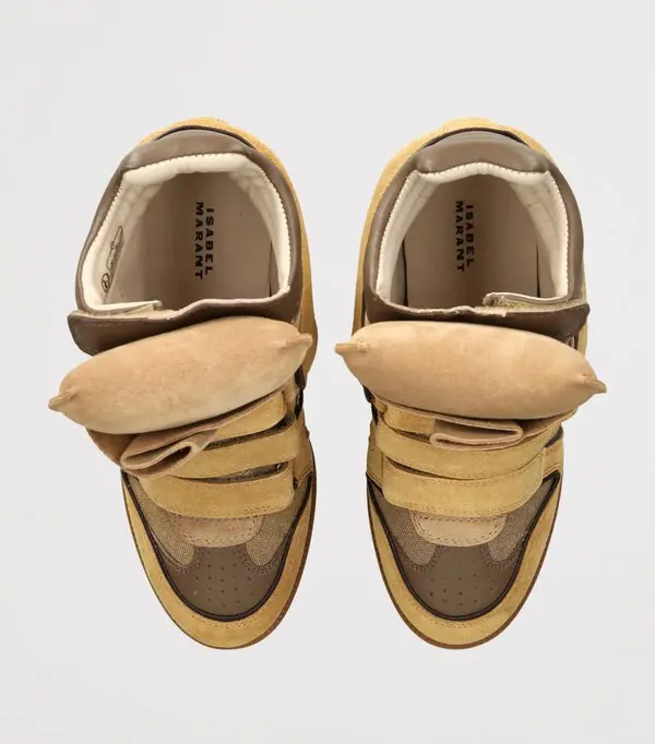 Isabel Marant Étoile Suede Bekett Wedge Sneakers - Green