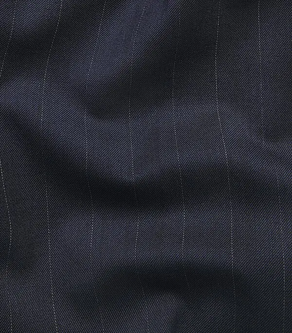 Maje Wool-blend Pinstripe Wide-leg Trousers