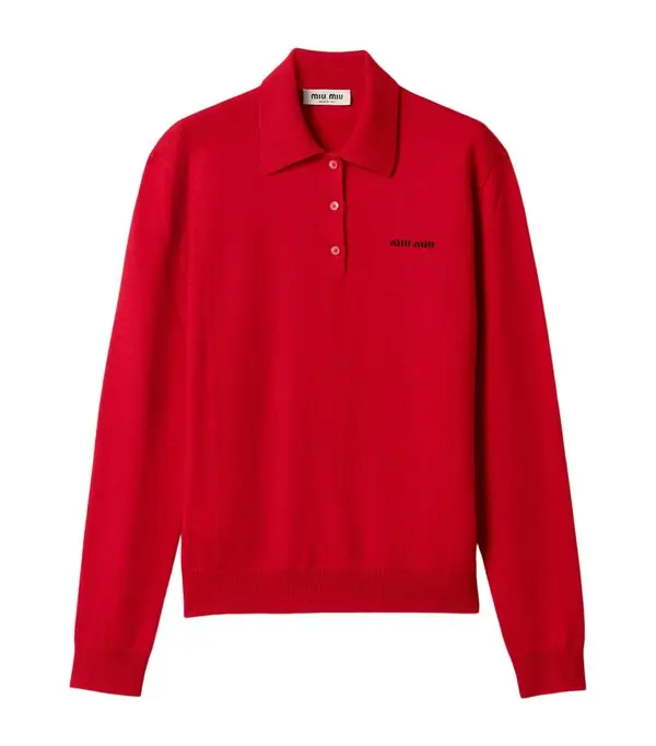 Miu Miu Wool Polo Sweater