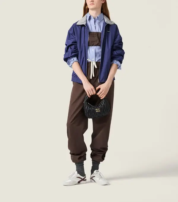 Miu Miu Cotton Twill Bandeau Top