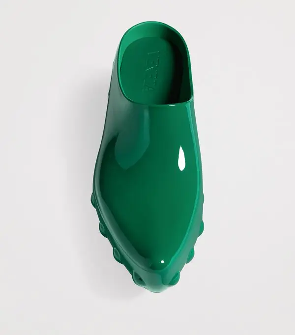 Bottega Veneta Curved-toe Clog Mules 65 - Green