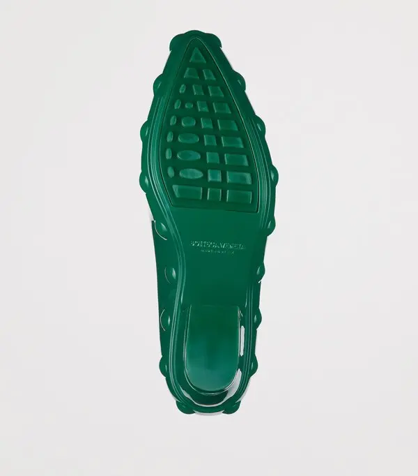Bottega Veneta Curved-toe Clog Mules 65 - Green