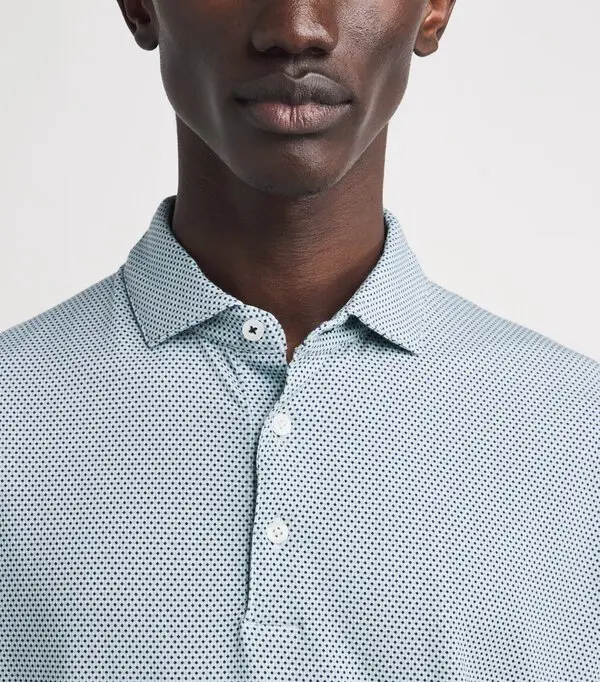 Kjus Pima Cotton Printed Hollow Polo Shirt