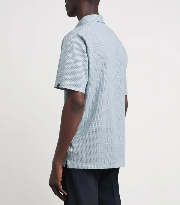 Kjus Pima Cotton Printed Hollow Polo Shirt