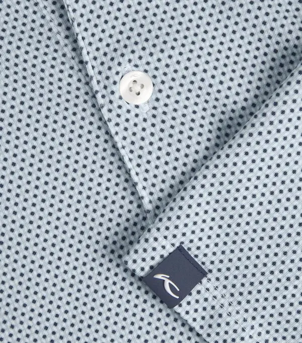 Kjus Pima Cotton Printed Hollow Polo Shirt