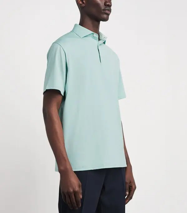 Kjus Stripe Soren Golf Polo Shirt